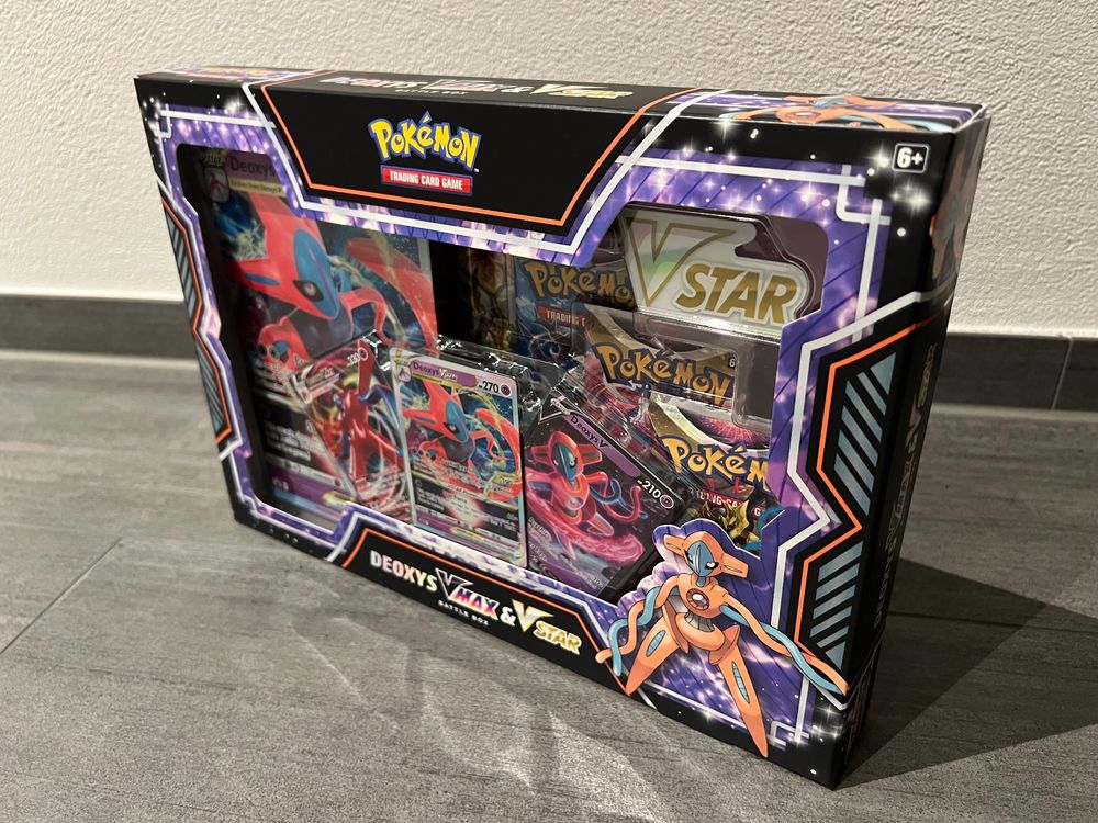 🇬🇧 Pokémon | Deoxys VMAX & VSTAR Battle Box | OVP | EN 🔥 (Neu und ...