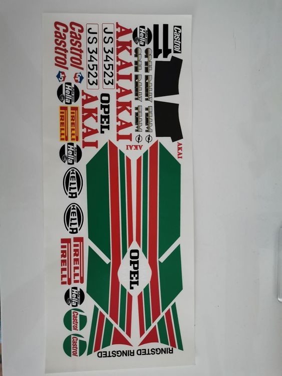 Tamiya Opel Ascona Repro Decals Vintage | Kaufen auf Ricardo