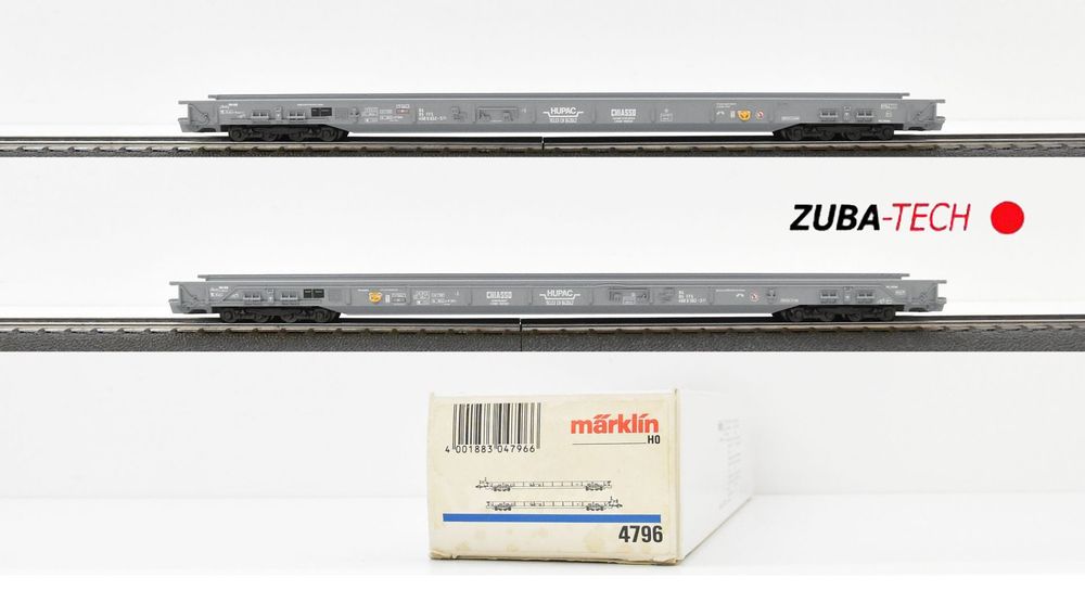 Märklin 4796 RoLa-Wagen SBB Hupac H0 WS mit OVP (Gebraucht) in St ...