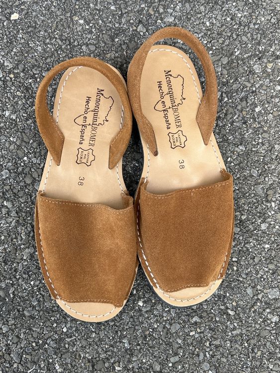 Avarca Sandals - Menorquinas Spain Brown Suede Size 38 (Gebraucht) in ...