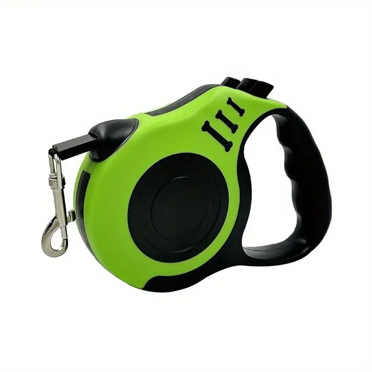 Grüne Hunde Leine Roll-Leine 5m, Ausziehbar, Ergonomisch (Neu und ...