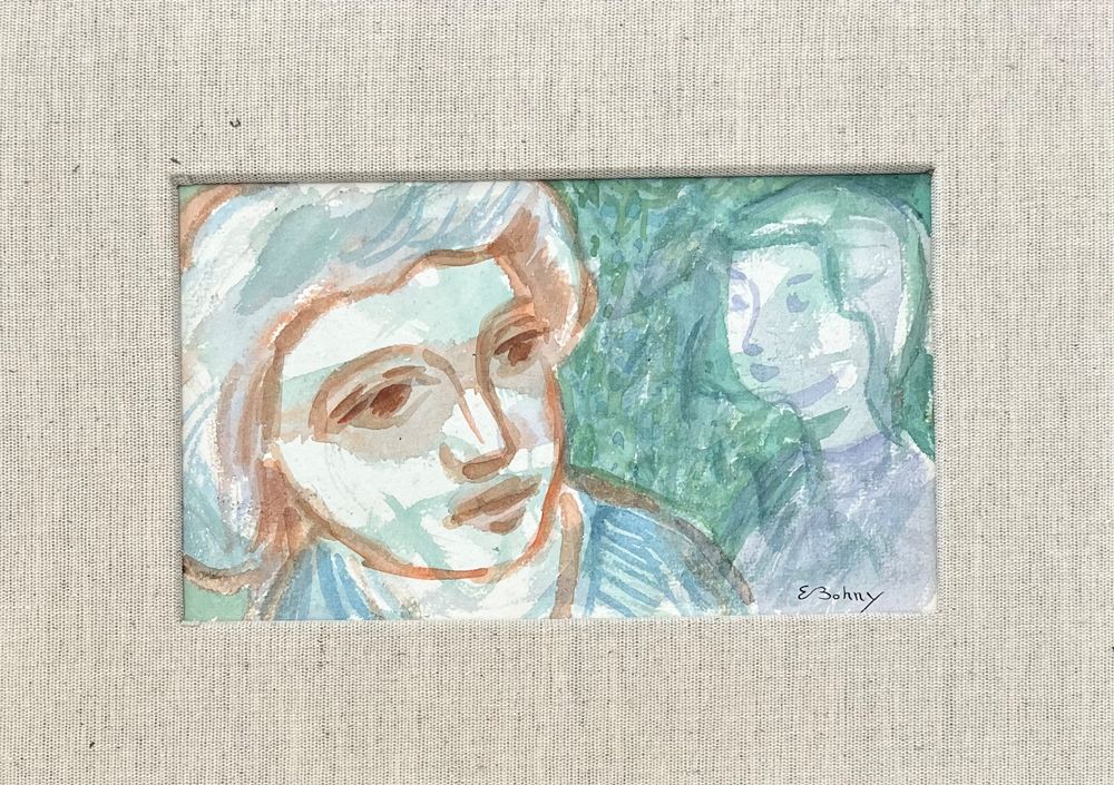 Elizabeth Bohny )1990-1991) Aquarell | Kaufen auf Ricardo