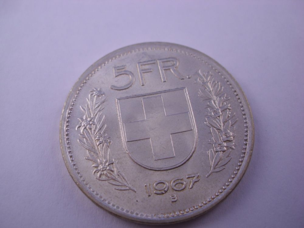 5 Franken 1967 (Neu (gemäss Beschreibung)) in Birsfelden für CHF 8.8 – mit Lieferung auf Ricardo ...