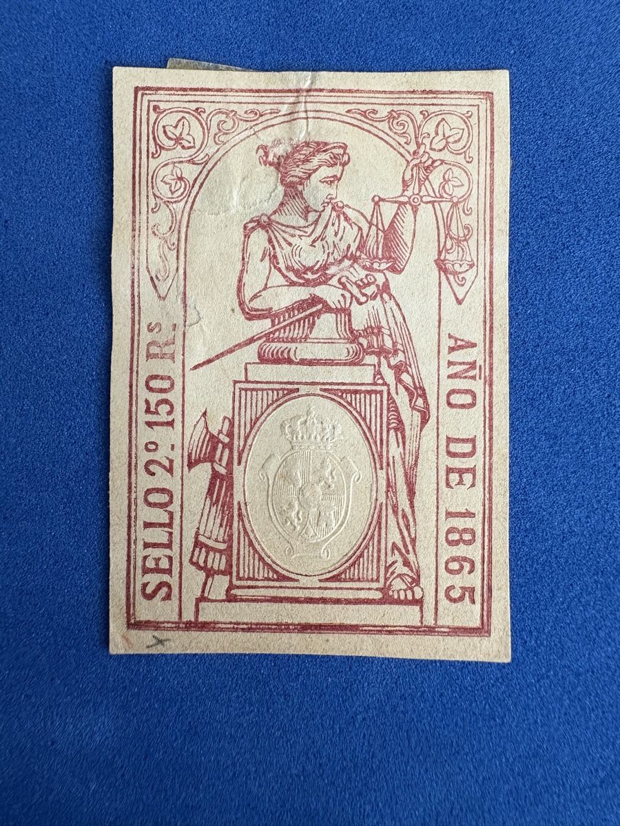 Timbre Ancien Brésil 1865 - Rare Sello 2° 150 Reis (Neuf (Voir ...