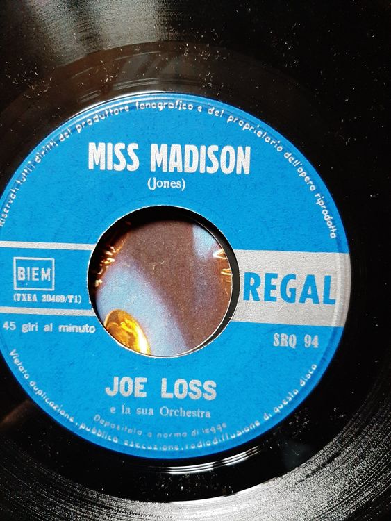 Single Oldies: Joe Loss: Miss Madison | Kaufen auf Ricardo