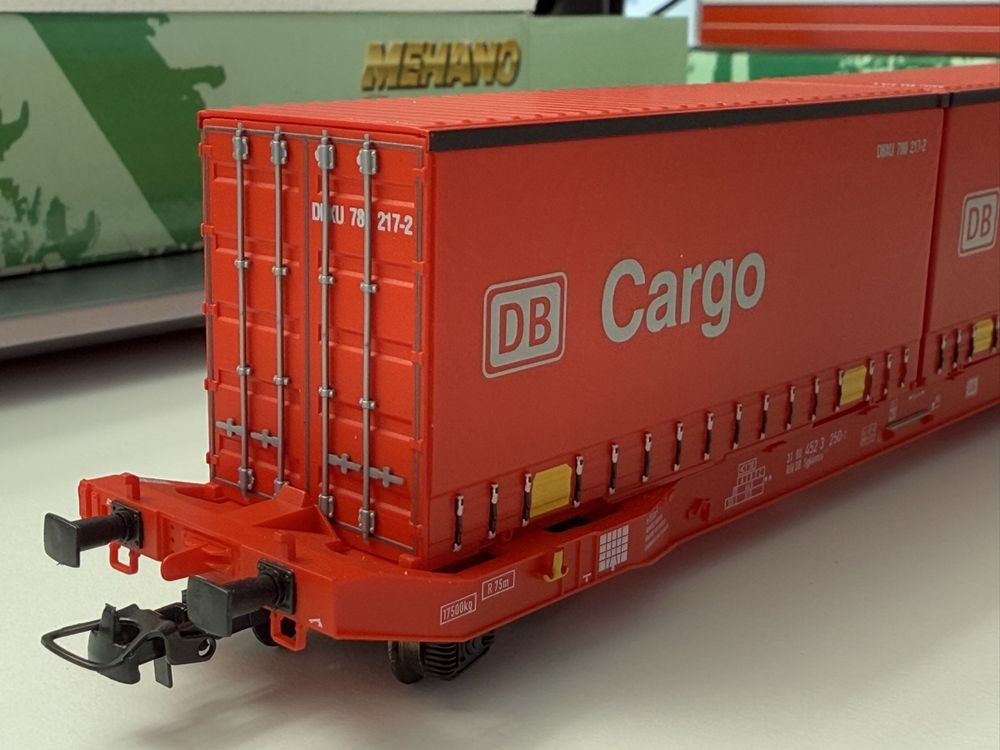 Mehano DB-Cargo Containerwagen SGKKMS / DC HO (Gebraucht) in Jonschwil ...