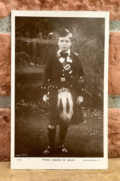 Antike Foto AK PRINCE EDWARD King Edward VIII England Royal (Gebraucht ...