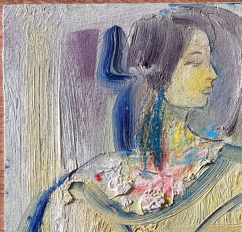 Carlo Fayar (1924-2012) Gemälde von eine Dame | Kaufen auf Ricardo