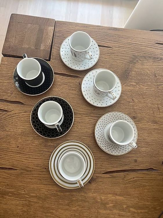 6 Espresso Tassen mit Unterteller (Gebraucht) in Dübendorf für CHF 22 – mit Lieferung auf ...
