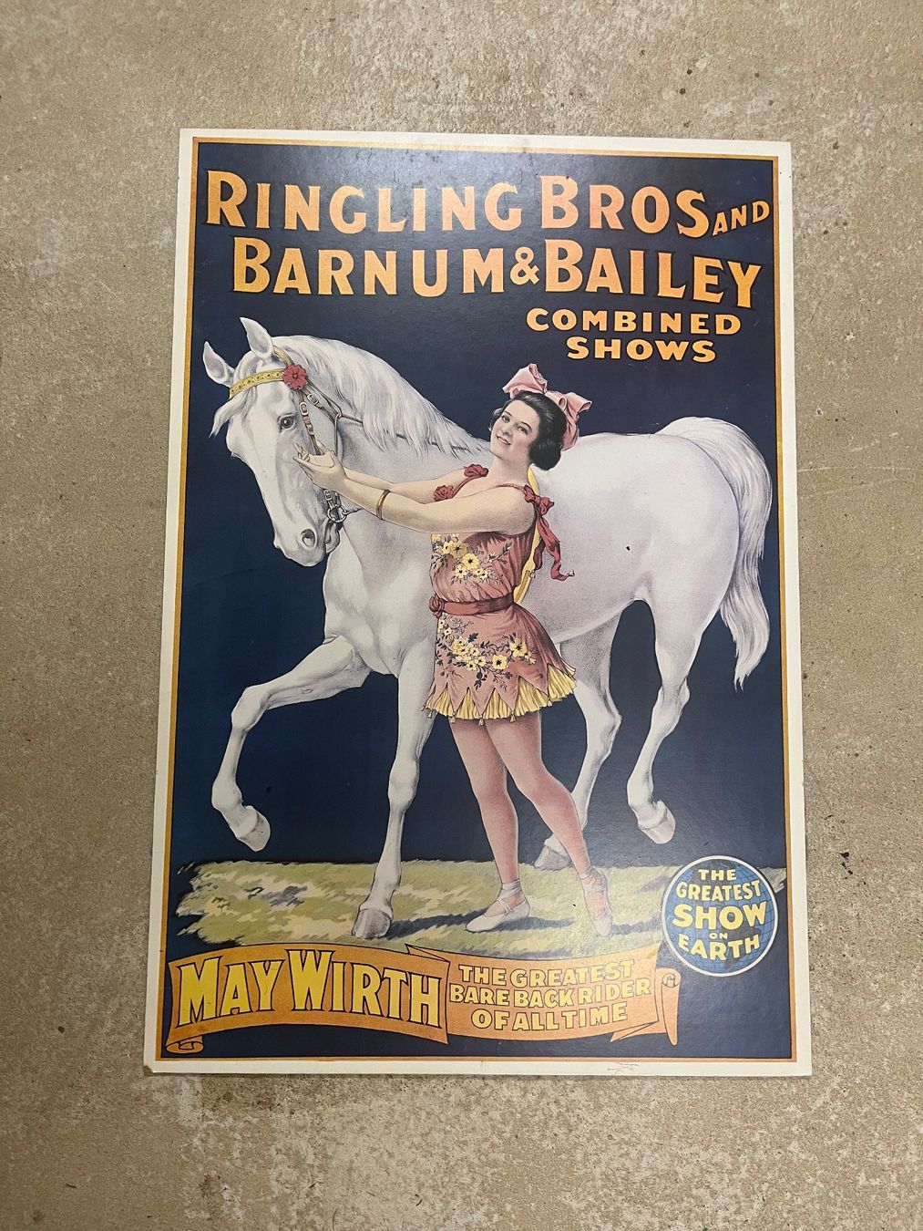 Ringling Brothers Zirkus Circus Plakat Rarität Pferde (Gebraucht) in ...