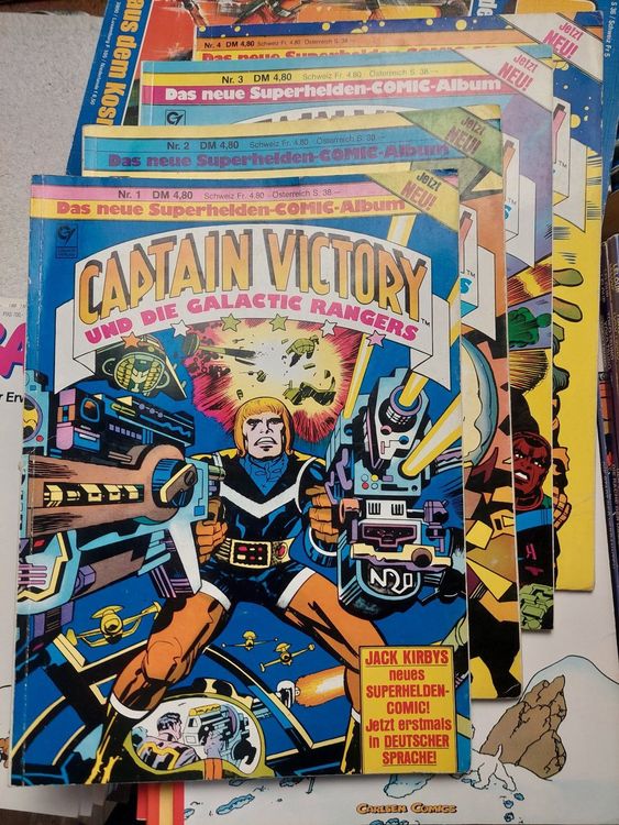 Jack Kirby: Captain Victory 1-4 / Condor-Verlag, ca. 1983 | Kaufen auf ...