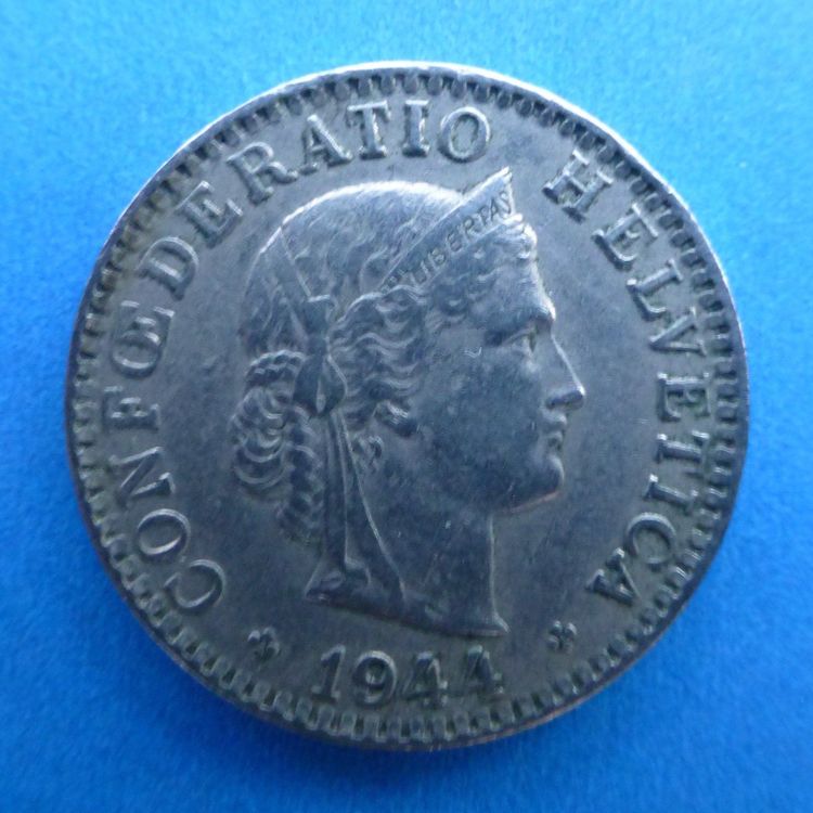 20 Rappen - Jahrgang 1944 (Gebraucht) in Basel für CHF 2.5 – mit Lieferung auf Ricardo kaufen