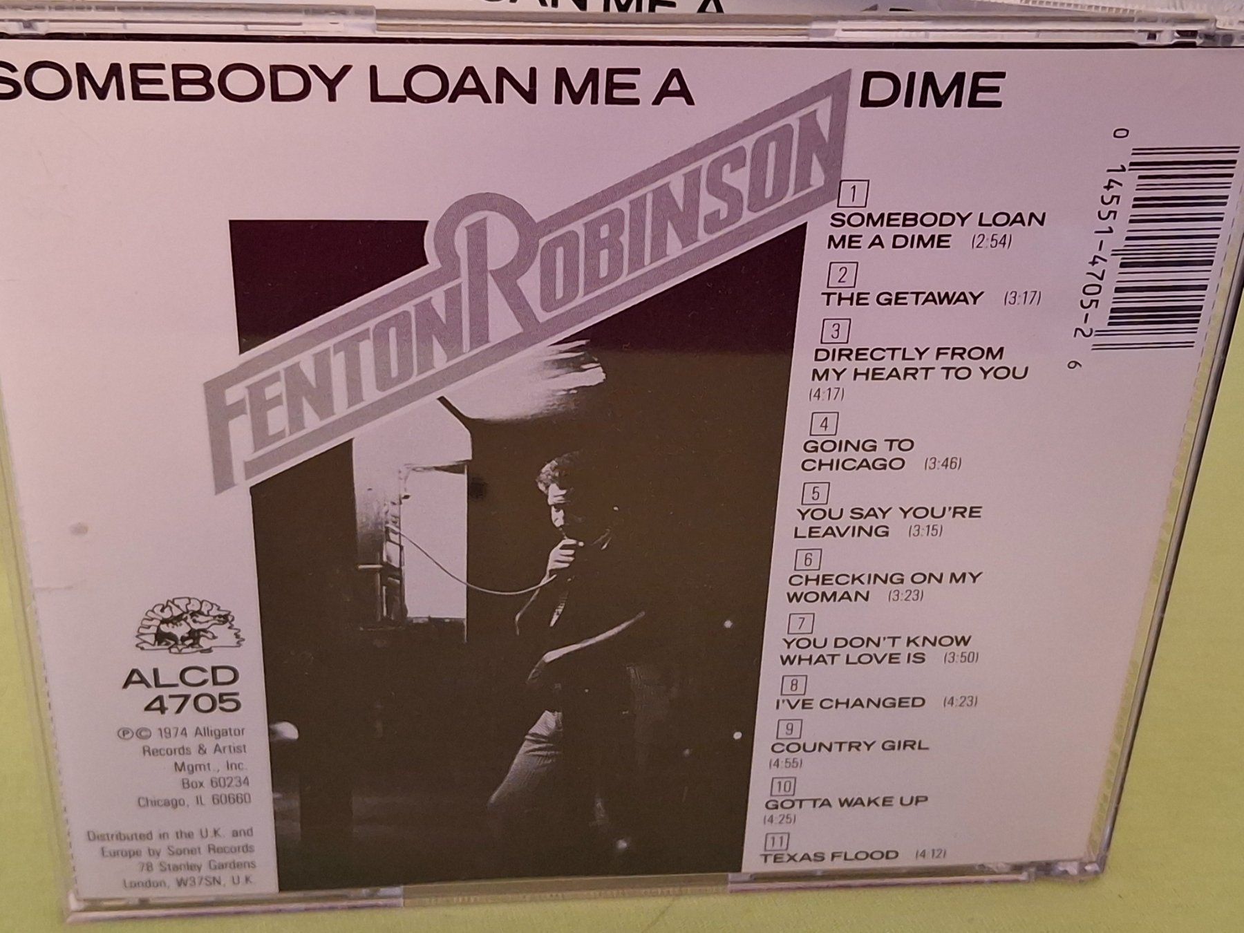 CD Fenton Robinson - Somebody Loan Me A Dime ( Blues) (Gebraucht) in ...