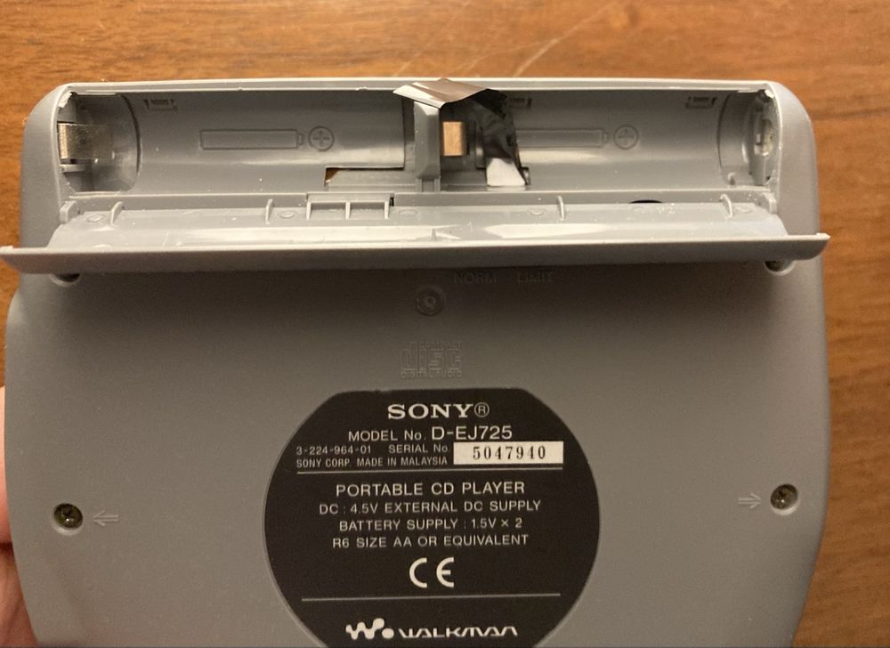 Sony discman CD Walkman D- EJ725 CD player (Gebraucht) in Rombach für ...