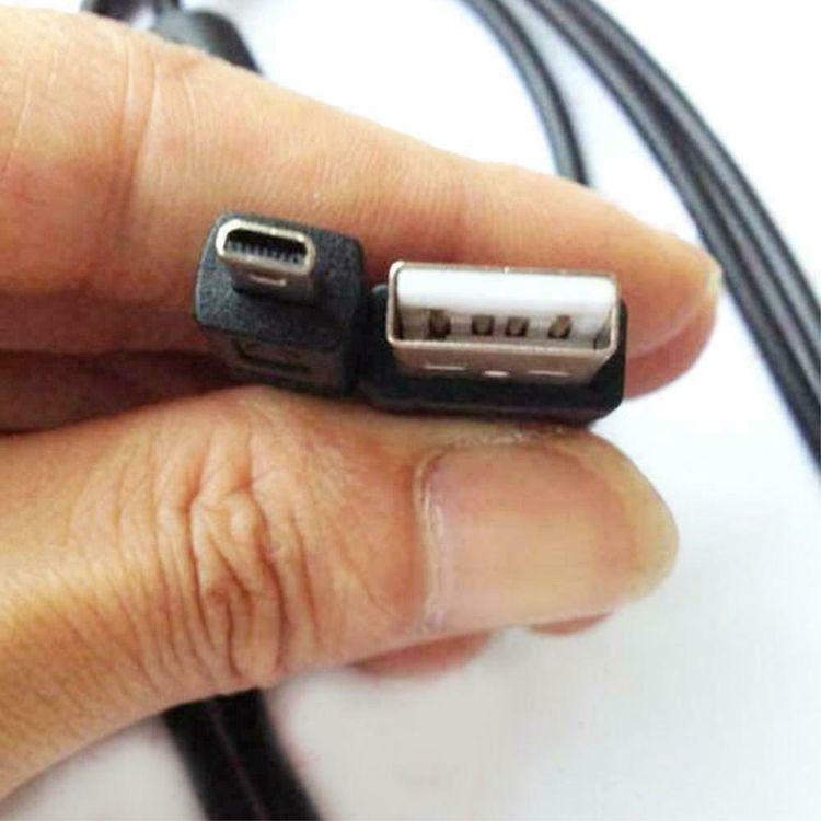 USB-2.0-Anschlusskabel, A-Stecker - Mini-B-St. (B8 Pin) 1,5m (Neu und ...