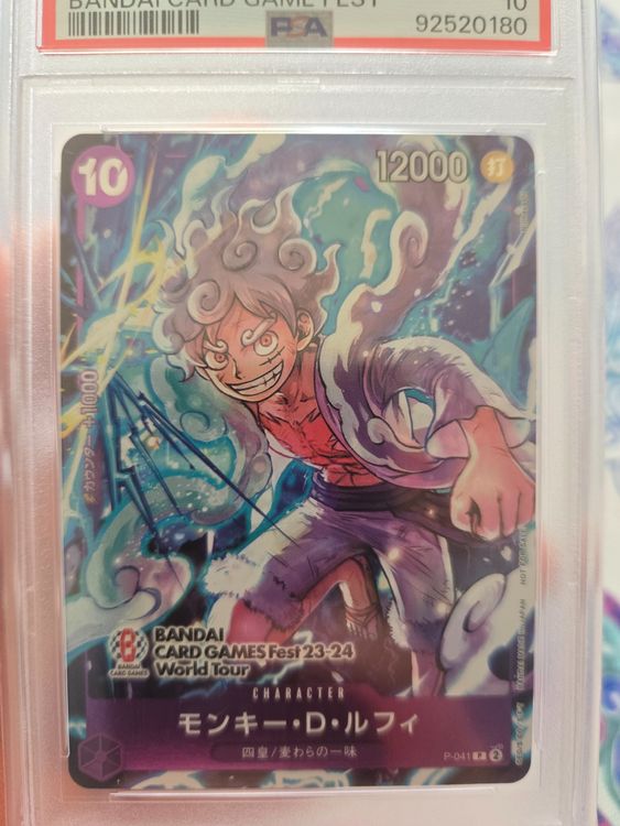One Piece Monkey D. Luffy Ruffy Bandai Card Game PSA 10 ab 1 | Acheter ...