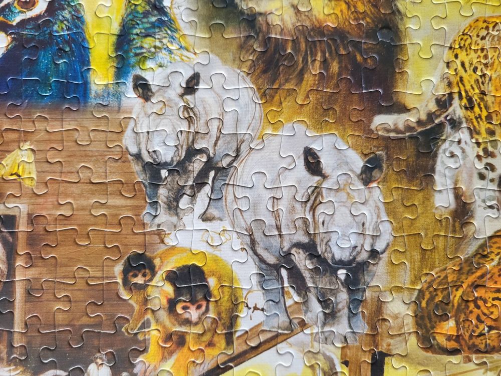 JUMBO Puzzle DER BAU DER ARCHE NOAH 1000Teile (Gebraucht) in Therwil ...