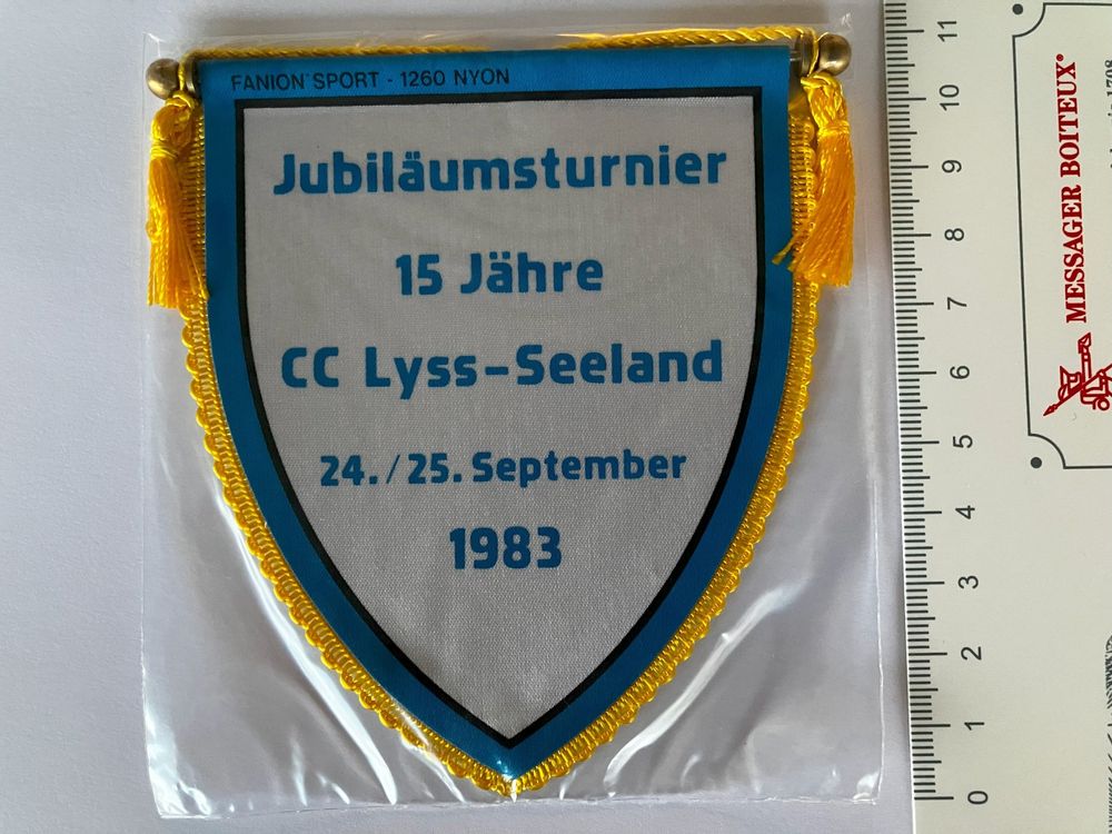 Vintage Fanion/Wimpel CURLING - CLUB LYSS - SEELAND (Neu und originalverpackt) in Gland für CHF ...