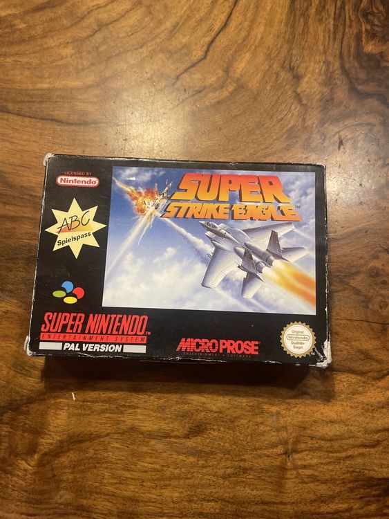 Super Strike Eagle - SNES - Komplett! Selten! TOP! (Gebraucht) in ...