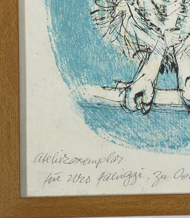 Fritz HUG (1921-1989) Lithographie handsigniert (Gebraucht) in Root für ...