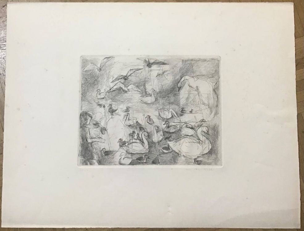 Enten Radierung Unleserlich Signiert (Gebraucht) in Root für CHF 10 – mit Lieferung auf Ricardo ...