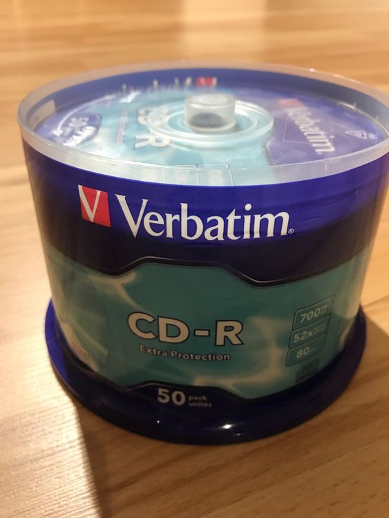 Neue CD-R 50er Spindel von Verbatim | Kaufen auf Ricardo