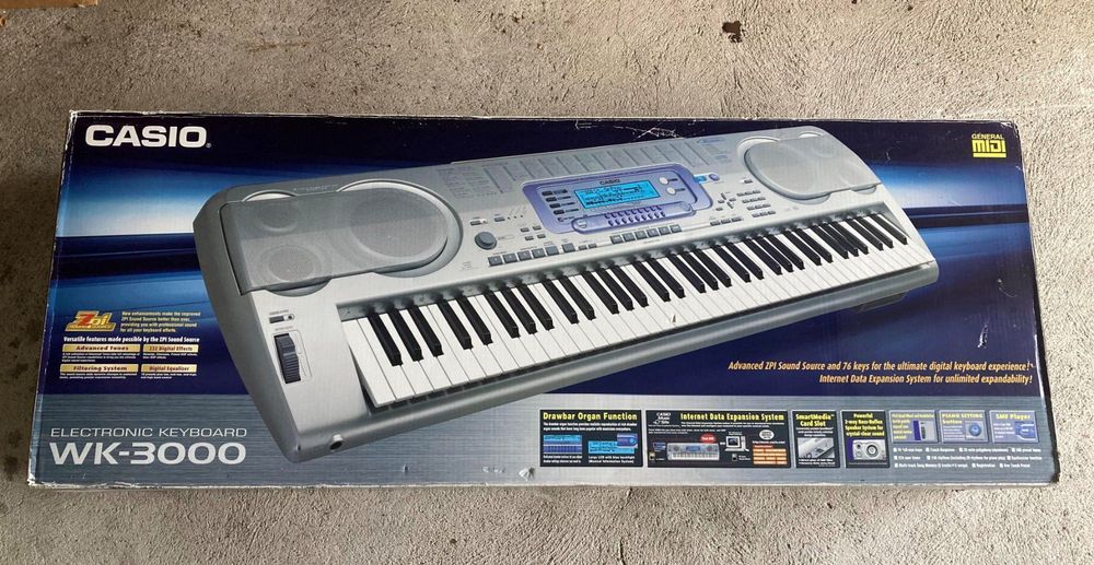 CASIO WK-3000 electronic keyboard (Gebraucht) in Grandvaux für CHF 50 ...