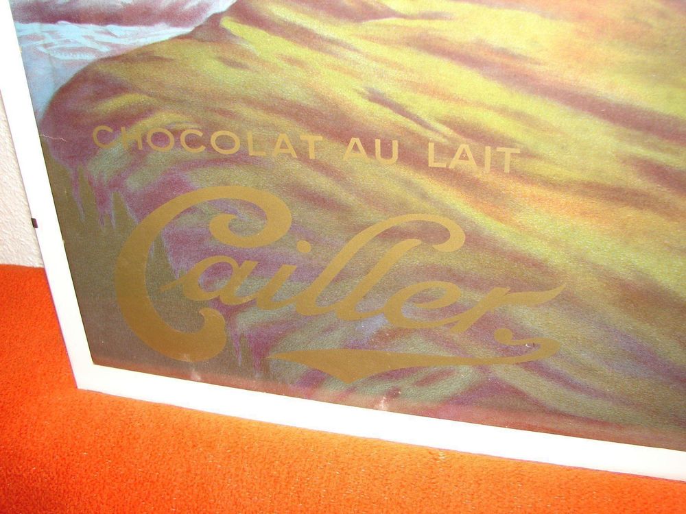 CAILLER CHOCOLAT AU LAIT / Poster / 1910 | Kaufen auf Ricardo