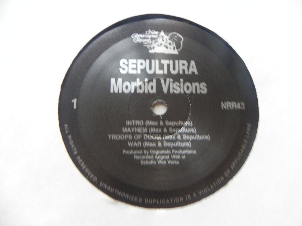 LP Death Thrash Metal Band Sepultura 1987 Morbid Vision | Kaufen auf ...