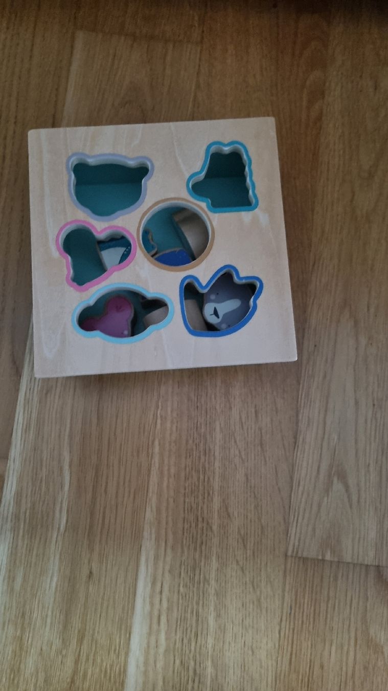 Migros Holzspielzeug Shape Box Tiere - Top Zustand! (Gebraucht) in ...