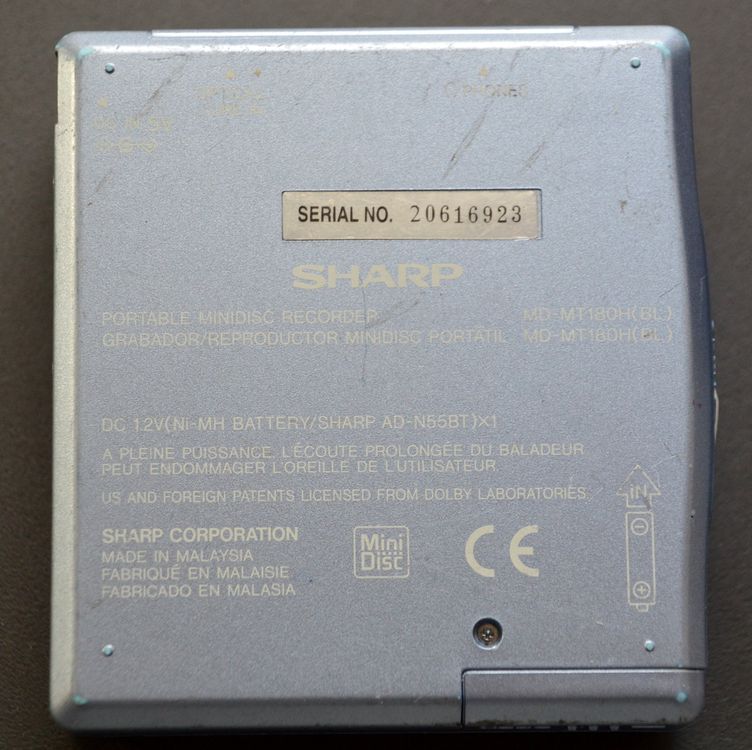 MiniDisc Sharp MD-MT180H (Gebraucht) in Collonges für CHF 45 – mit ...