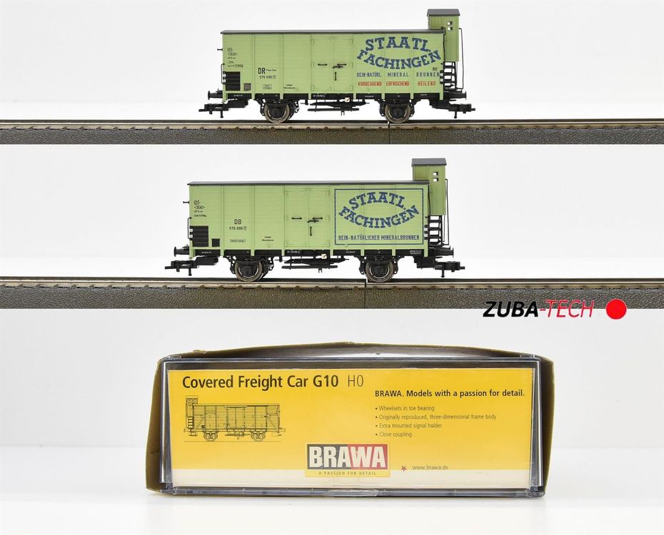 Brawa 48281 2xGüterwagen G10 DR/DB H0GS | Kaufen auf Ricardo