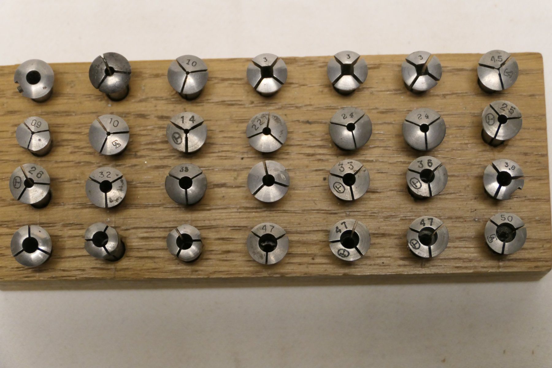 Spannzangensatz Wolf Jahn & Co / Fahrion für Uhrmacher, 28x (Gebraucht ...