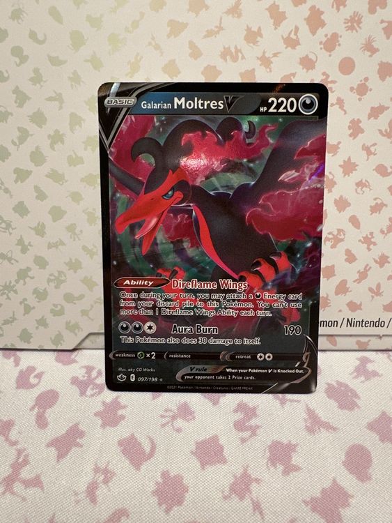 Pokemon Lavados Moltres V Top Artwork Musthave mega (Gebraucht) in für ...