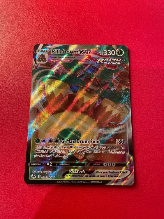 Pokemon Rillaboom Vmax Fusion Strike | Kaufen auf Ricardo