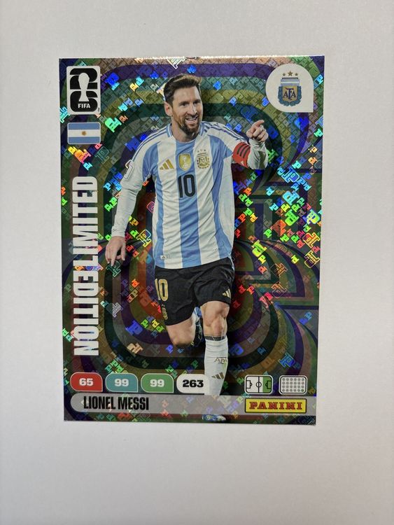Lionel Messi Limited Edition FIFA Card - Panini 2026 (Neu (gemäss ...