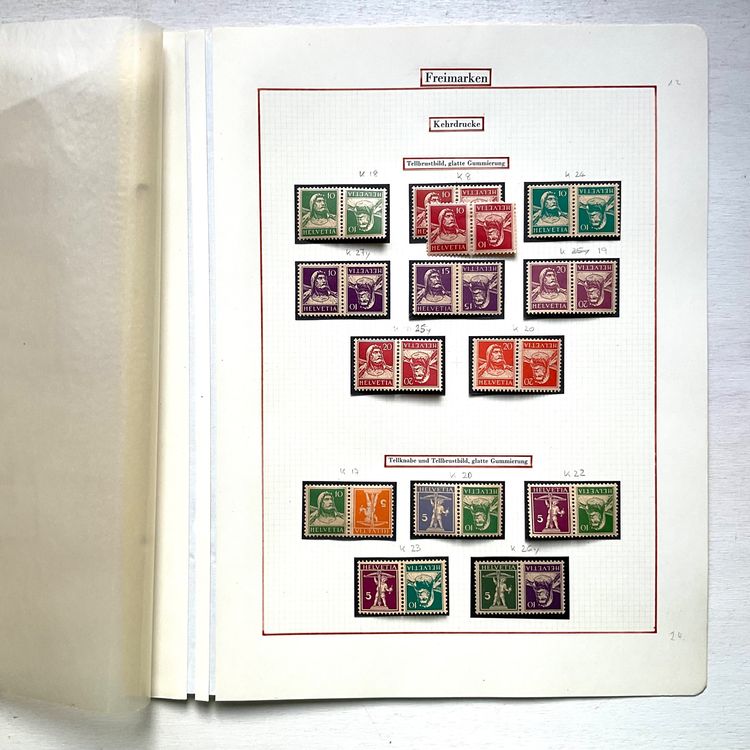 Kehrdrucke ️Tellbrustbild ️Tellknabe + Tellbrustbild | Kaufen auf Ricardo