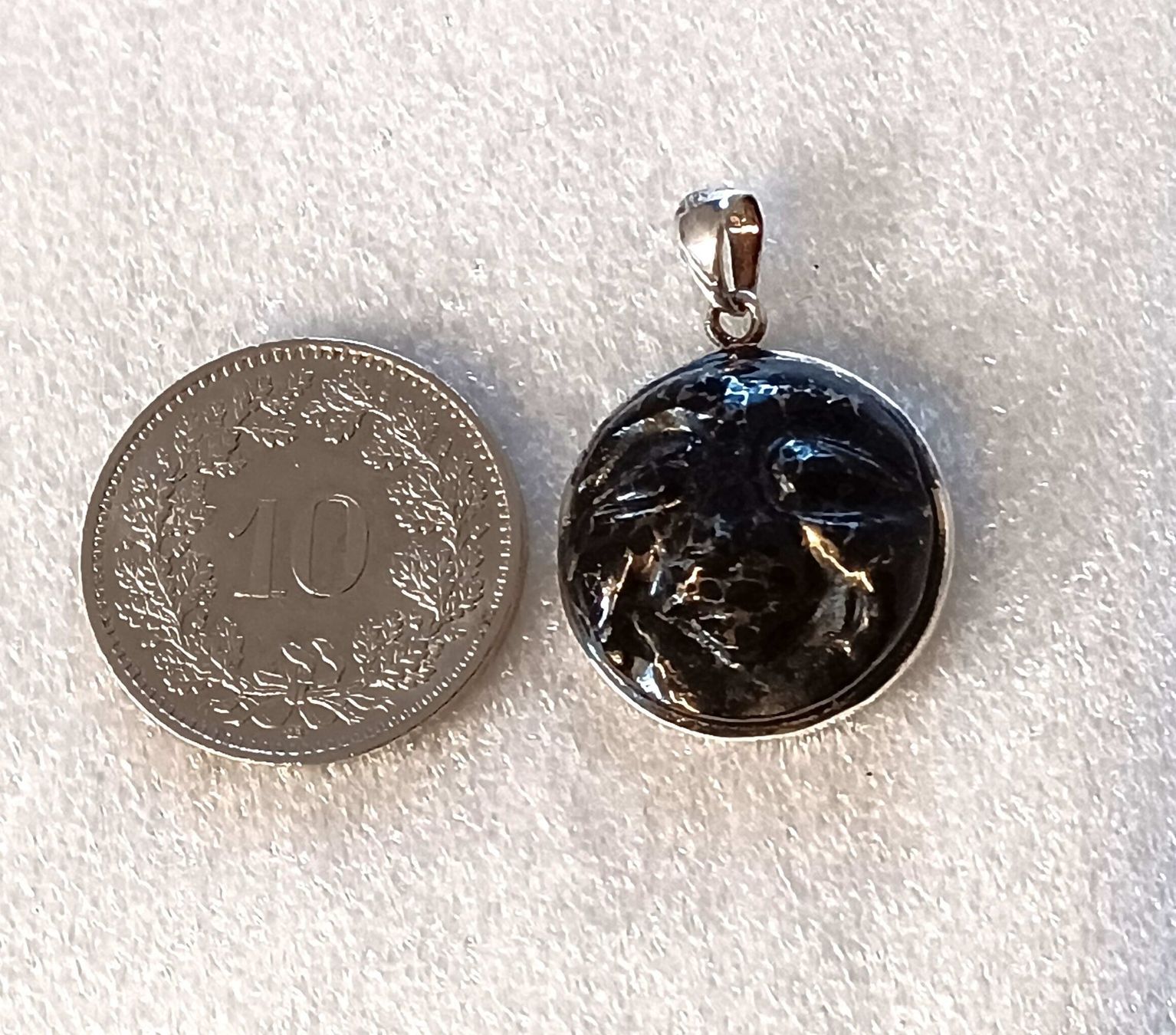 💎Wunscherfüller Anhänger Onyx mit Pyrit - RAR (Neu (gemäss Beschreibung)) in Matzingen für CHF ...