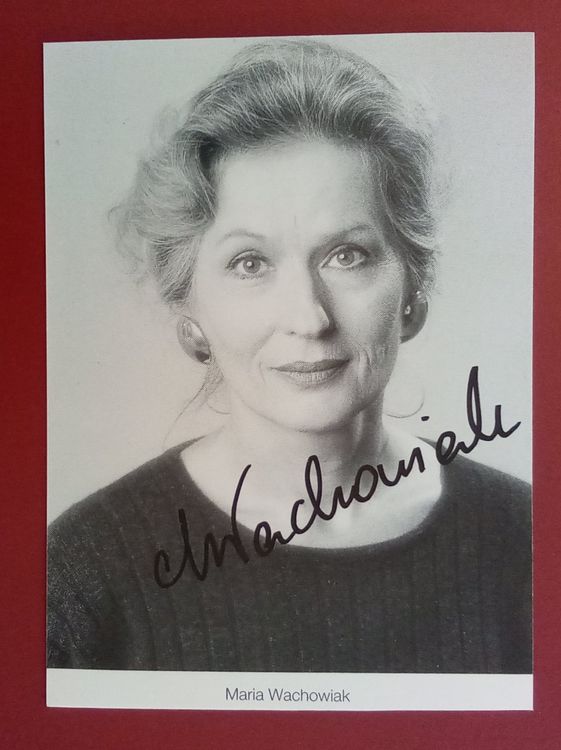 Maria Wachowiak 1938-2019 Autogramm Fotopostkarte 10x15cm | Kaufen auf ...