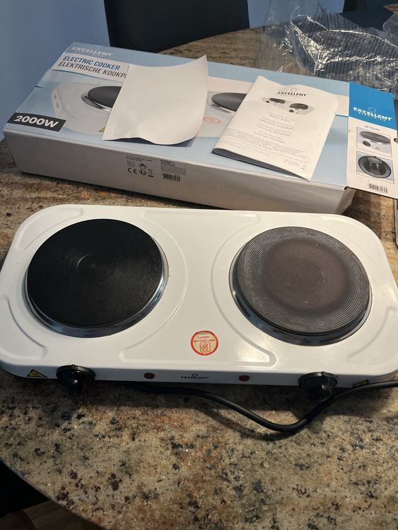 Elektrische Kochplatte mit 2‘000 Watt (Neu (gemäss Beschreibung)) in Arbon für CHF 25 – mit ...