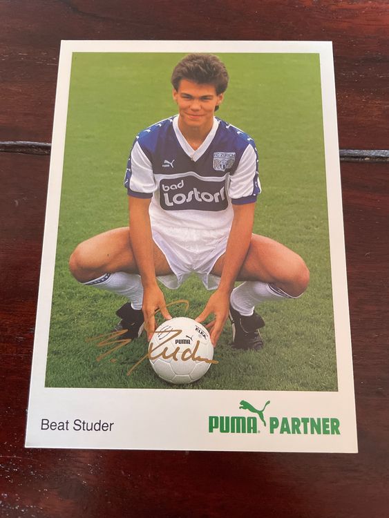 FC Zürich FCZ Vintage Autogrammkarte Beat Studer (Gebraucht) in Wallisellen für CHF 10 – mit ...