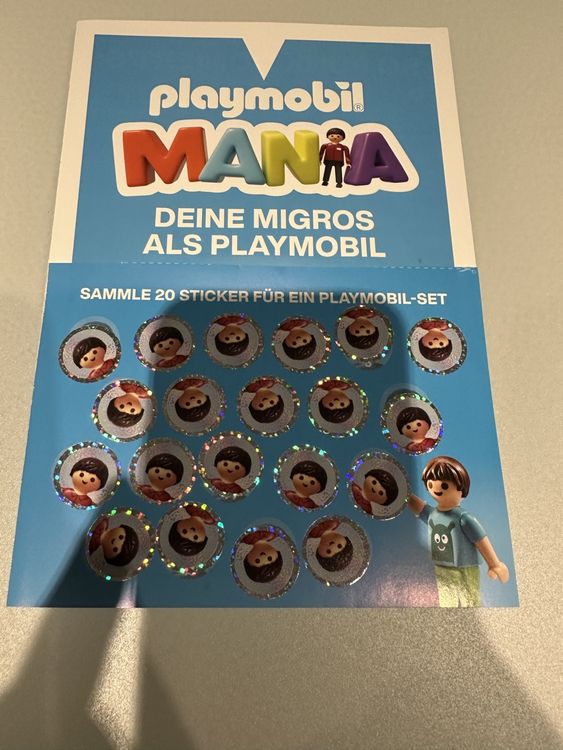 Playmobil Mania Migros 1 volle Karte (Neu und originalverpackt) in Kappelen für CHF 17 – mit ...