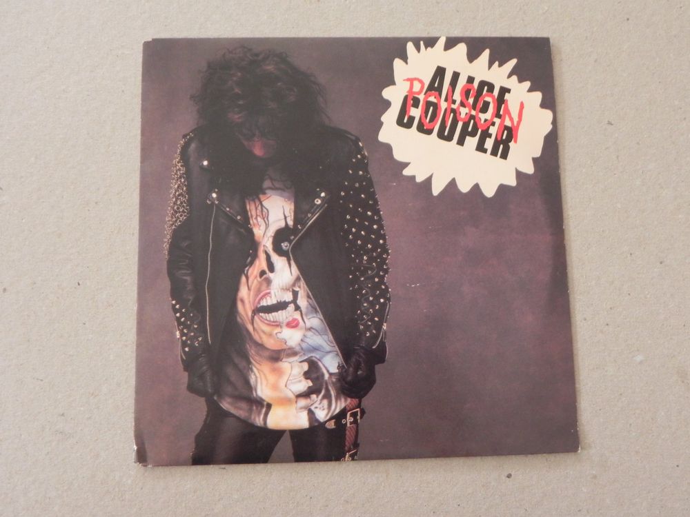 Single 7" USA Hardrock Band Alice Cooper 1989 Hit : Poison (Gebraucht ...