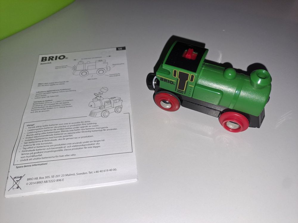 BRIO World 33595 Speedy Green Batterielok, gebraucht (Gebraucht) in ...