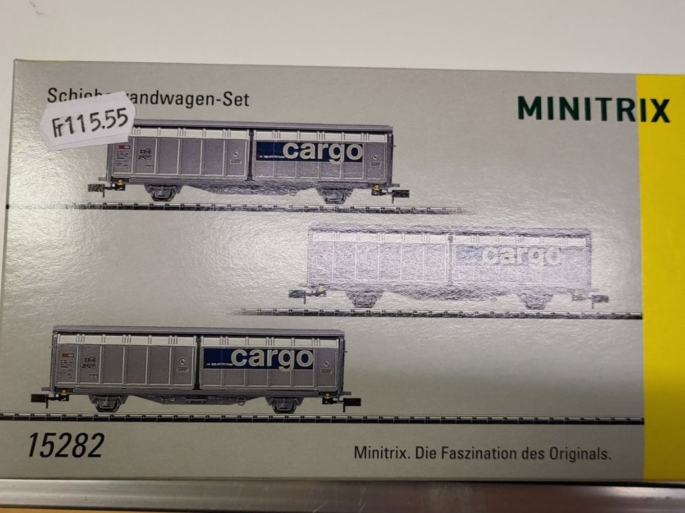 Minitrix 15282 Schiebwandwagenset (Neu und originalverpackt) in Weesen ...