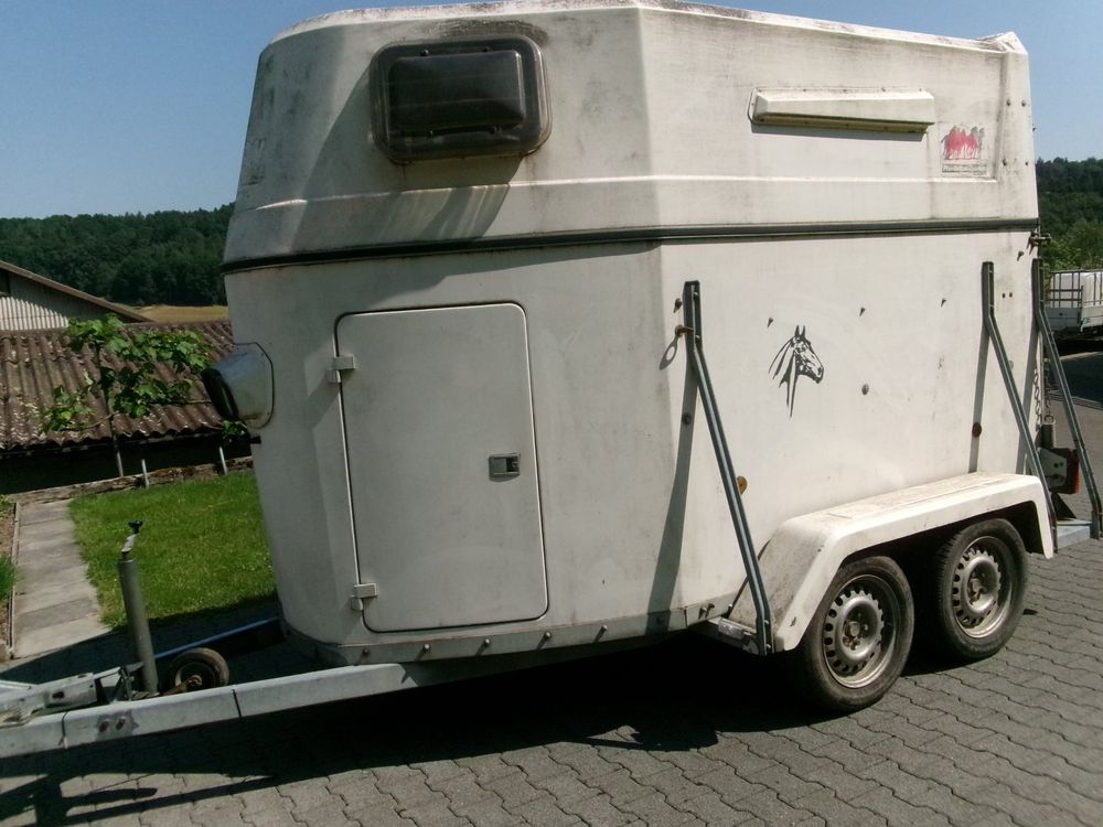 2er Vollpolyester Pferdeanhänger ohne Papiere | Kaufen auf Ricardo