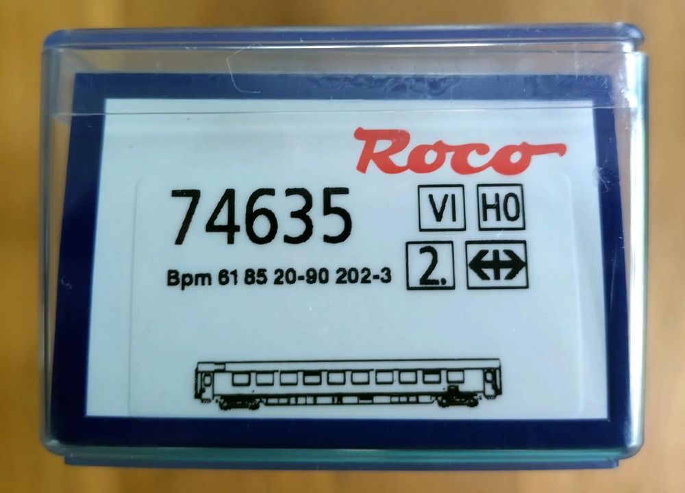 Roco 74635 EC-Reisezugwagen 2. Klasse, SBB H0 VI DC, neu | Acheter sur ...