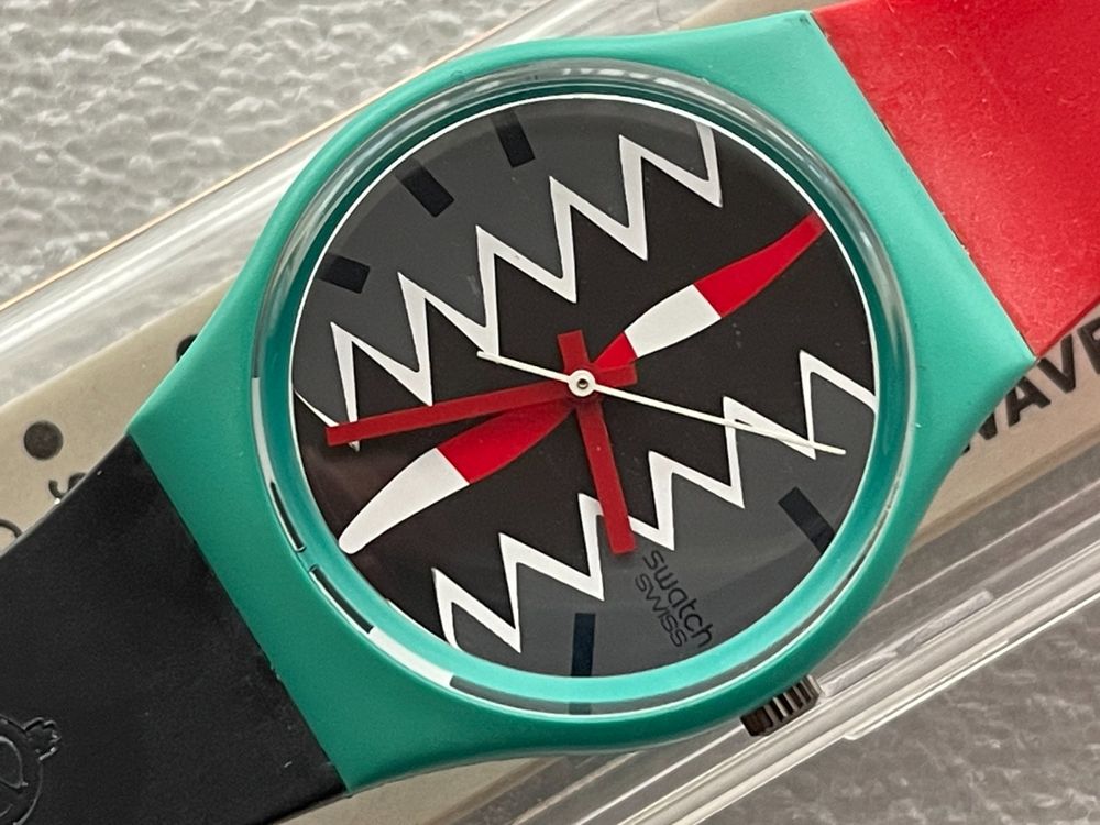SWATCH GENT TONGA GL 100 MIT FACHHANDELLOGO AUF ARMBAND NEU (Neu und ...