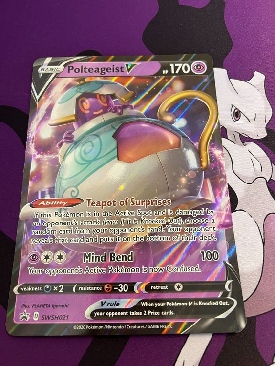 Polteageist V (SWSH 021) / Pokemon XXL-Karte / Promo (Neu (gemäss ...