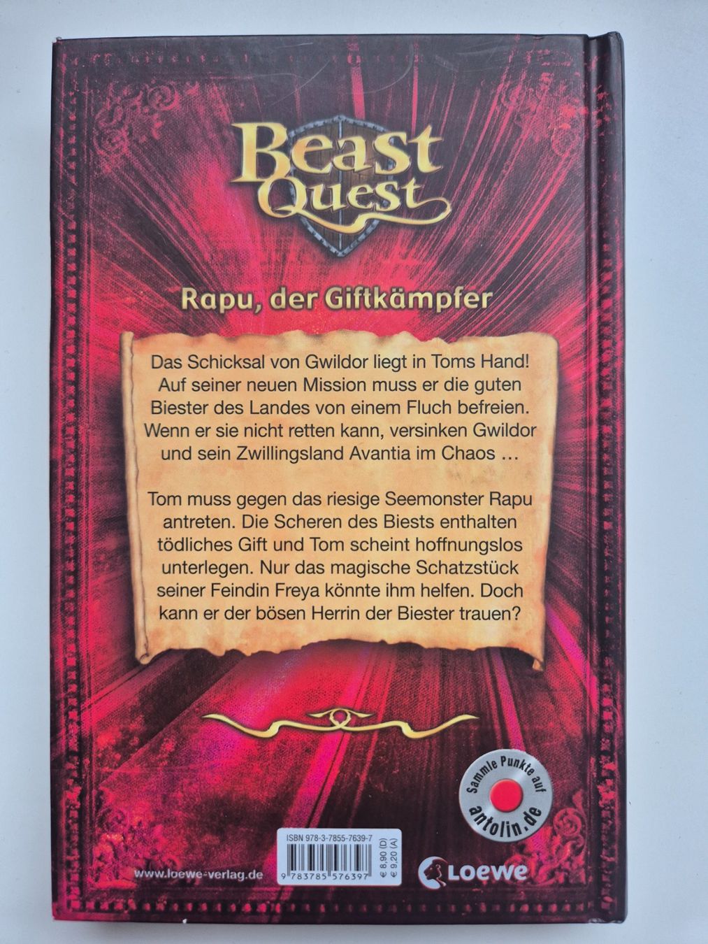Beast Quest 🕷️ RAPU 🕷️ Band 25 (Gebraucht) in Niederweningen für CHF 5 ...